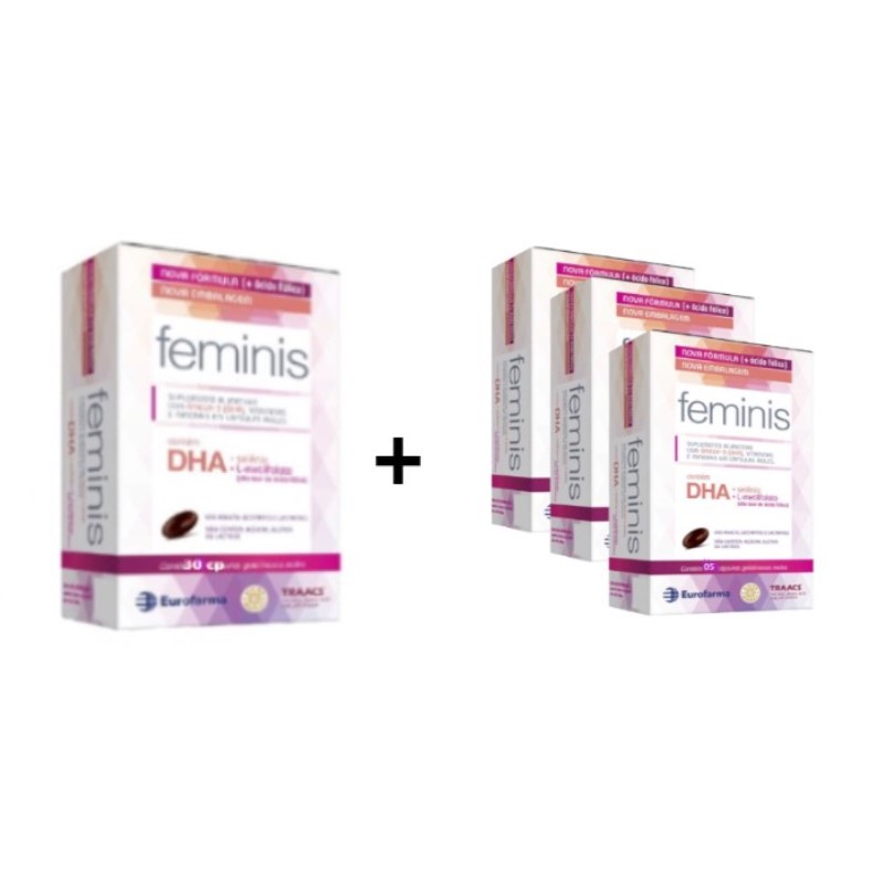 Suplemento Alimentar Feminis 30 cápsulas + 15 cps. | Shopee Brasil