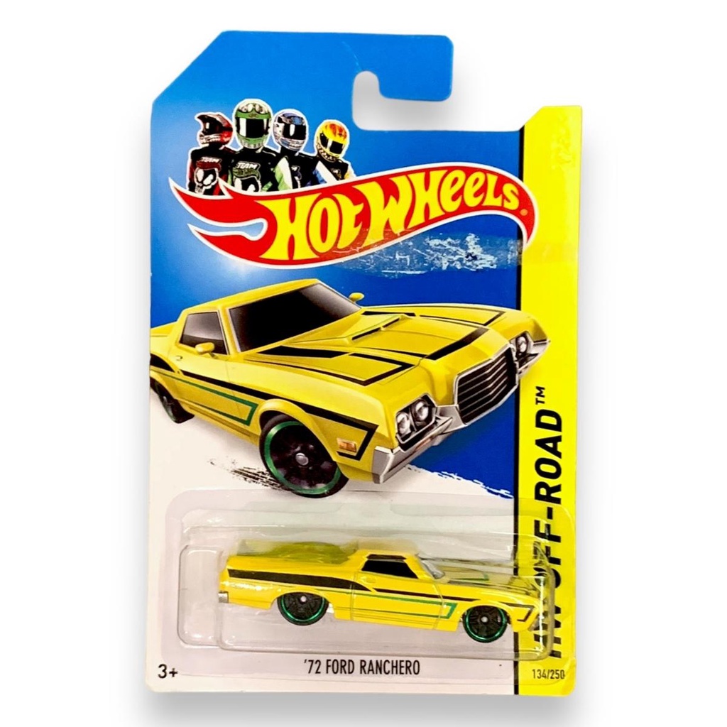 Miniatura Carro Hot Wheels '72 Ford Ranchero Amarelo - HW OFF-ROAD 134/ ...