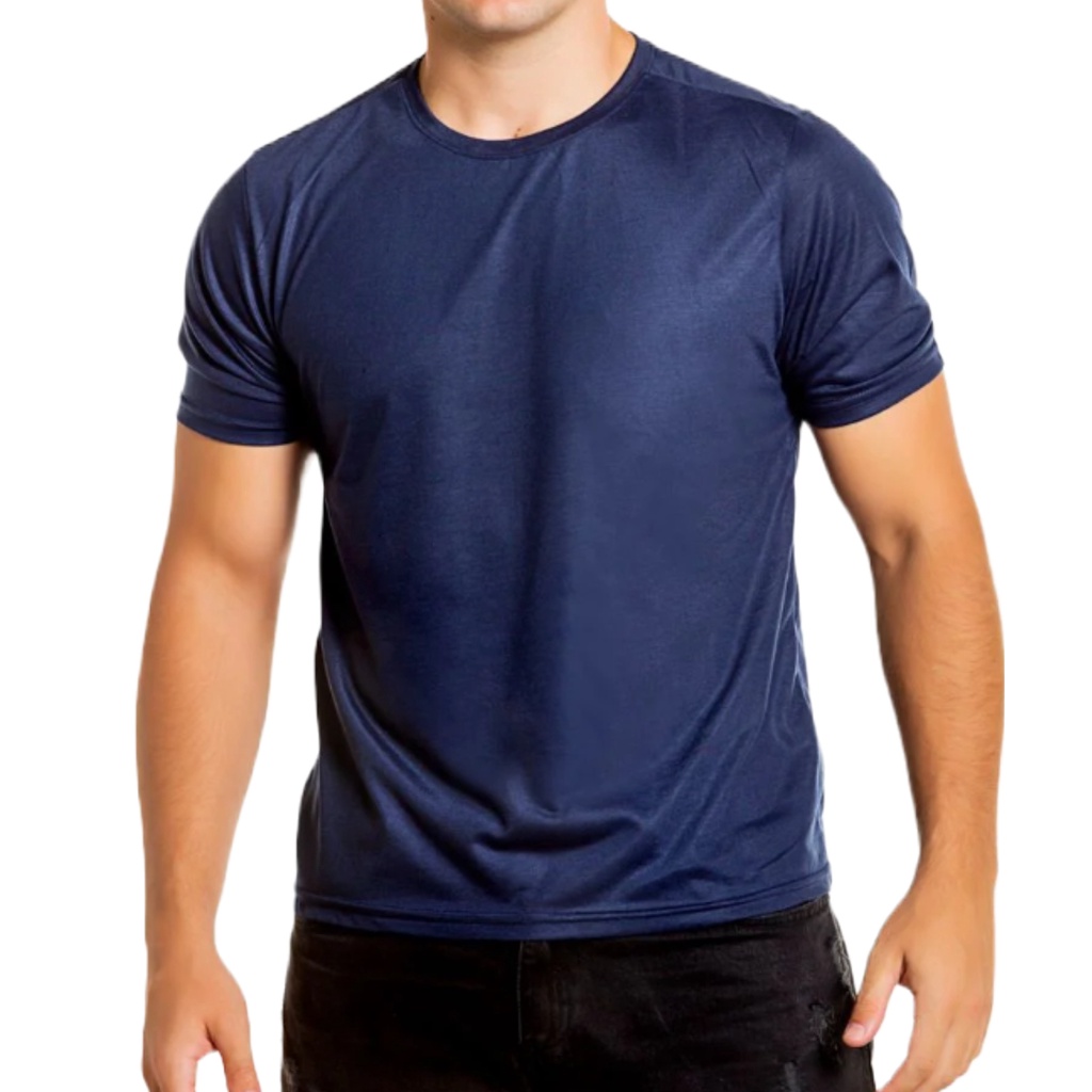 Camiseta Masculina Básica Poliviscose Malha Fria Premium | Shopee Brasil