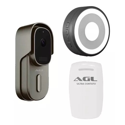 Video Porteiro Interfone WiFi Hello+ e Ultra Contato Agl | Shopee Brasil