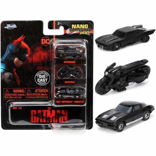Pack 3 Miniaturas The Batman 2022 - Nano Hollywood Rides - 4 cm - Jada ... Pack 3 Miniaturas The Batman 2022 - Nano Hollywood Rides - 4 cm - Jada ...