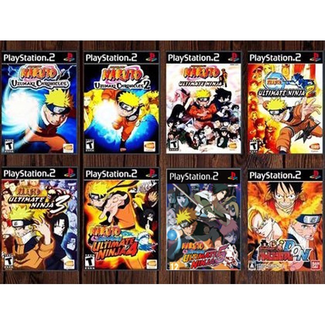 Naruto - Coleção Ps2 - Kit 8 Jogos | Shopee Brasil