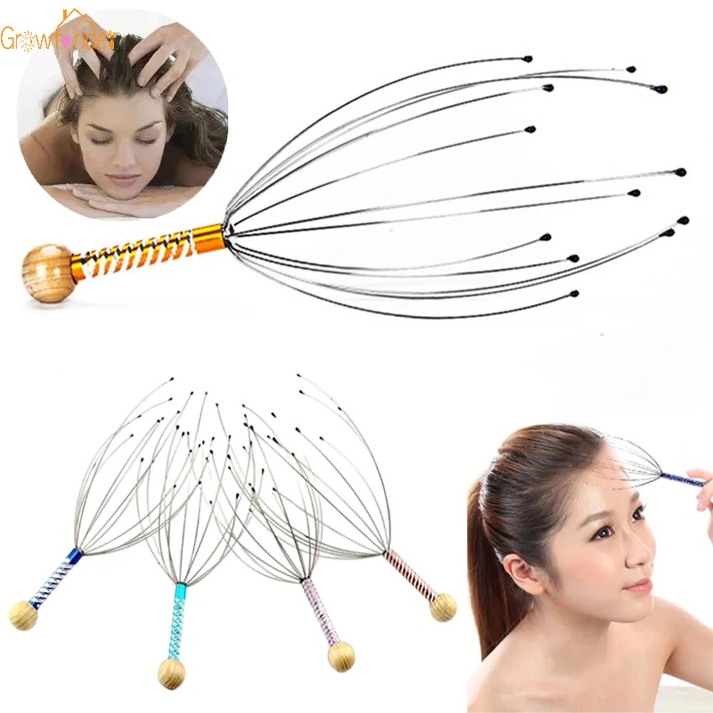 Prático Massageador De Relaxamento Da Cabeça Massagem De Cura Do