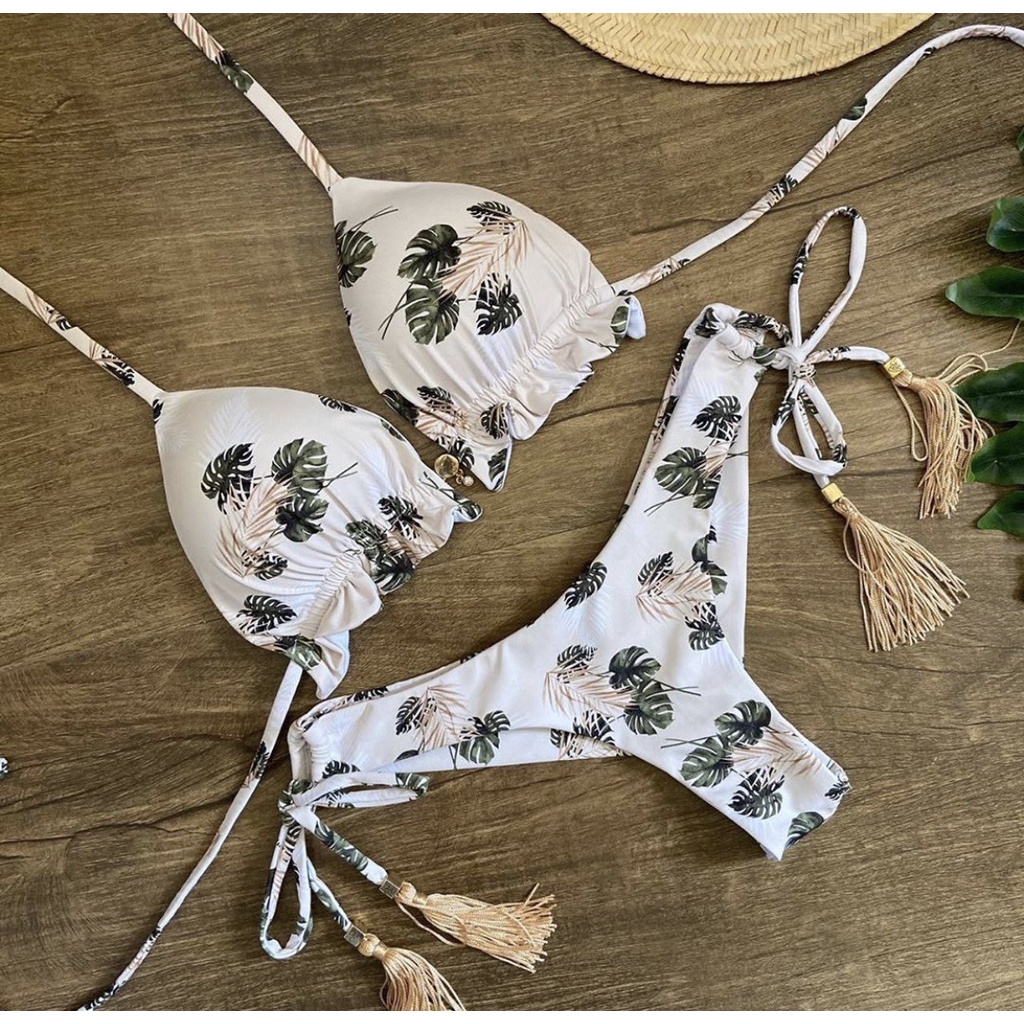 Biquíni Brasileiro Split Feminino Impresso AliExpress Amazon Swimwear ...