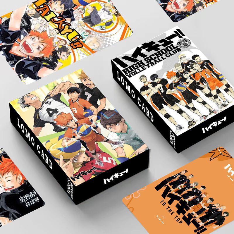 Haikyuu ! Photocard High School Lomo Card Impressão Em Cores De Dupla ...