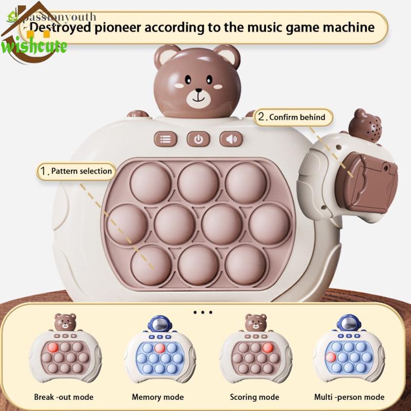 Pop It Console De Jogo Quick Push Bubbles Whack-a-mole Fidget Toys ...