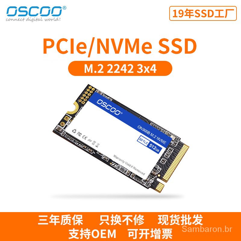 [Spot-rápido] nvme 2242 disco de alta velocidade SSD PCIE interface ...