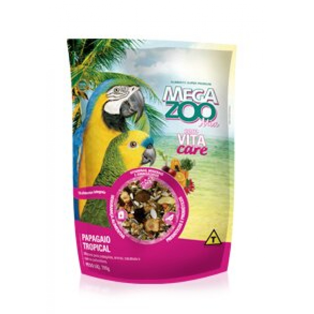 Mega Zoo Papagaio Tropical 700 g | Shopee Brasil