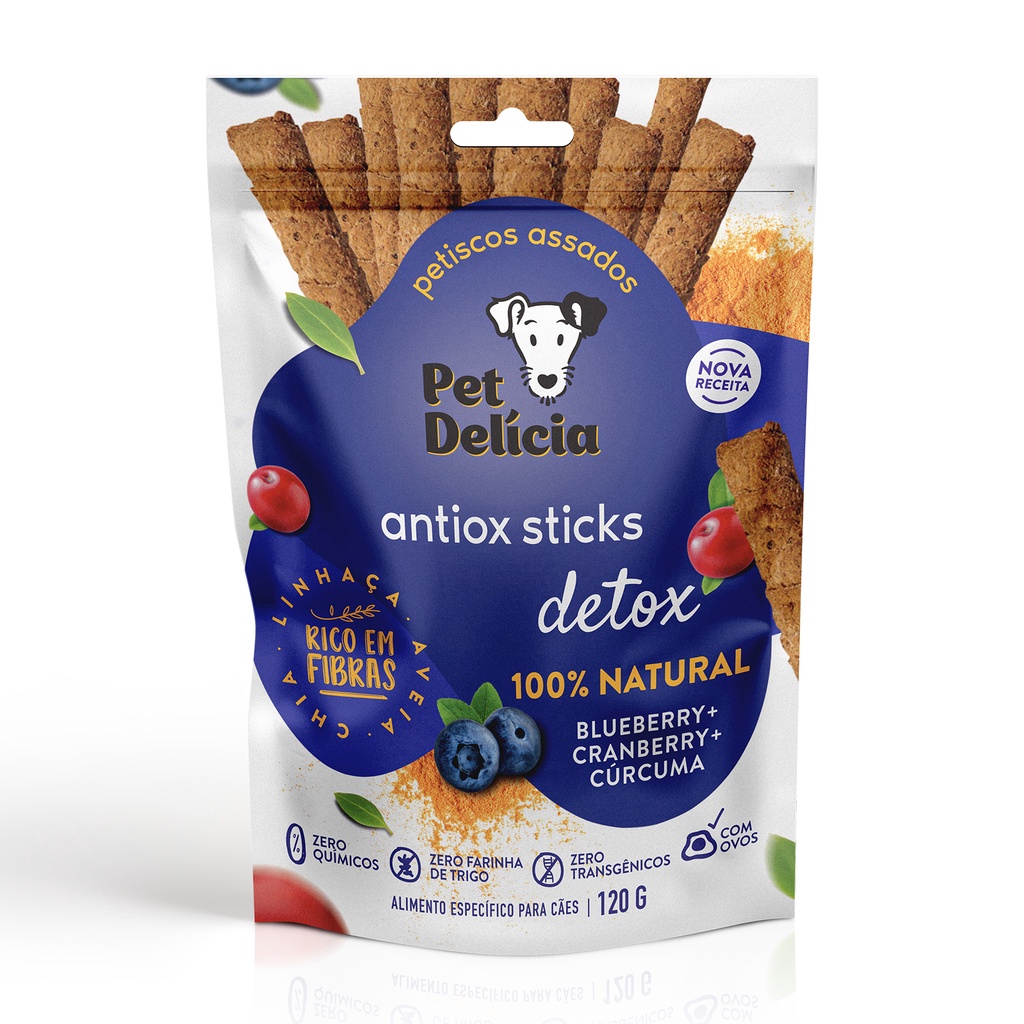 Snack Petisco Assado Palitos Detox Sticks 120g | Shopee Brasil