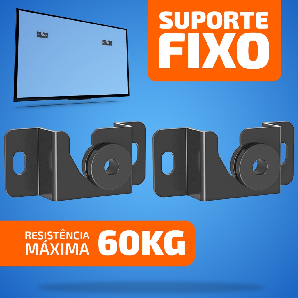 Suporte Tv Monitor Box Fixo Universal Pendurar Parede Painel | Shopee ...