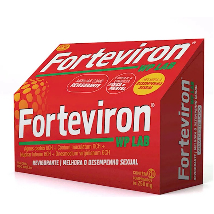 Forteviron Waldomiro Pereira 60 Comprimidos Suplemento Alimentar 250mg ...