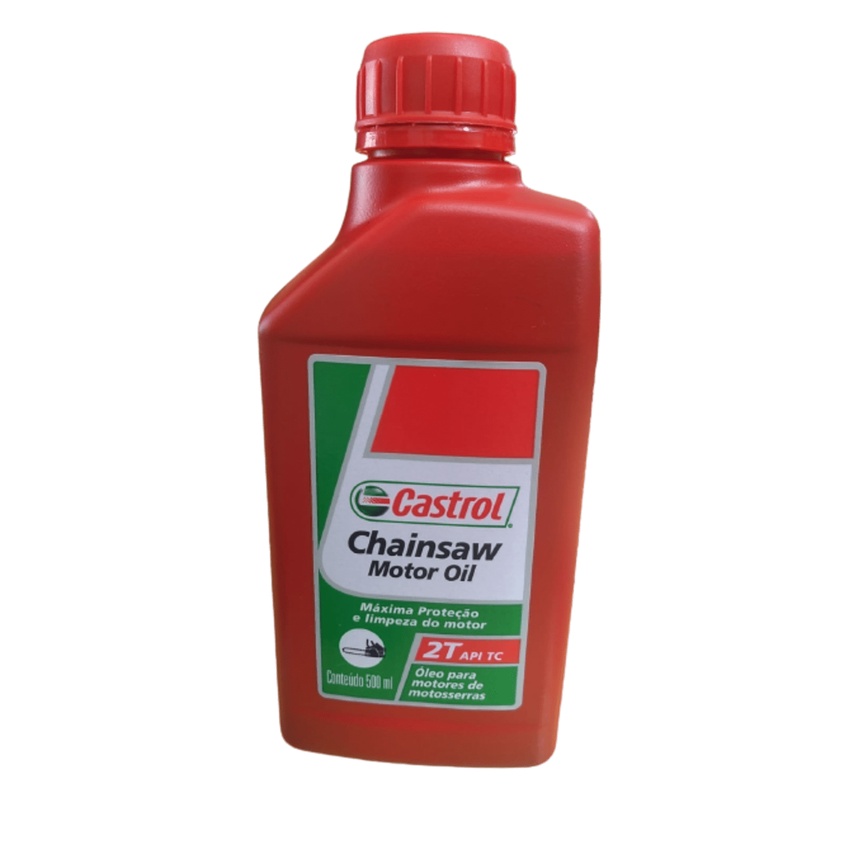 Óleo Castrol Chainsaw Lubrificante 2t Para Motoserra 500ml KIT COM 4 UNIDADES | Shopee Brasil