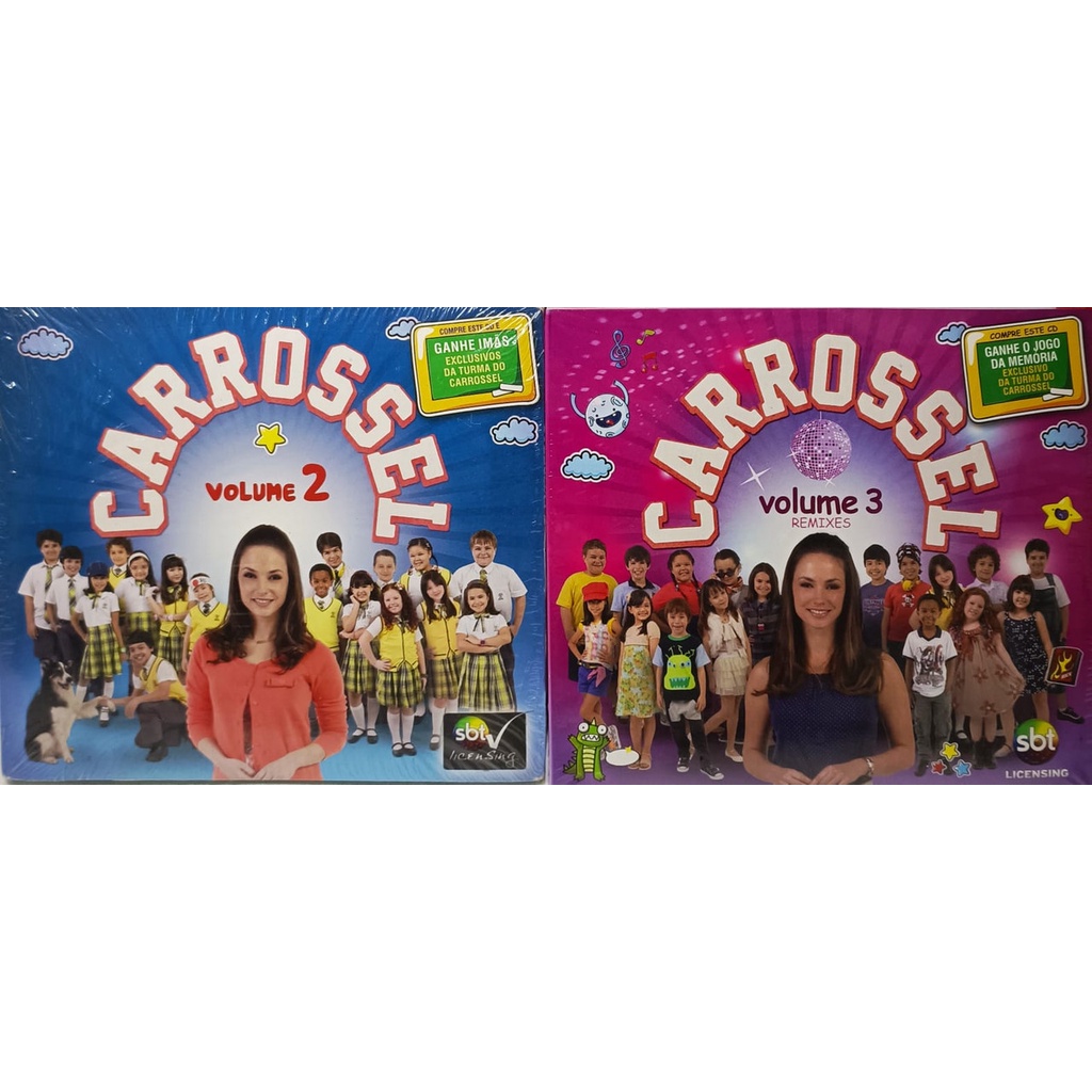 CD Carrossel - Volume 2 E 3- Varios | Shopee Brasil