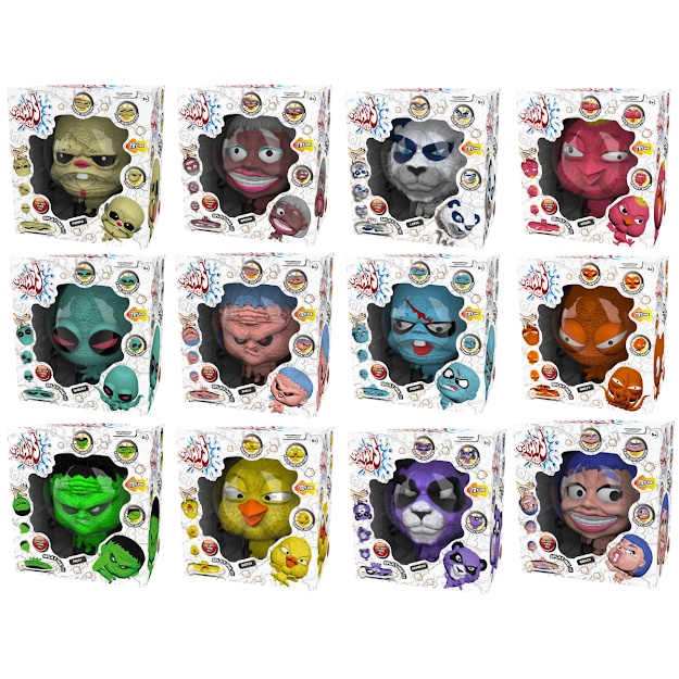 Figuras Bonecos Splats Head De 11Cm Aperta Amassa 3510 Sunny | Shopee ...
