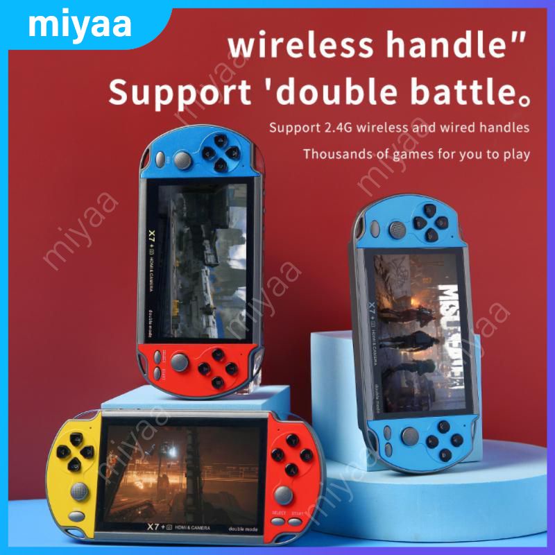 Novo X7 4.1 Console De Vídeo Game Dual Joystick Portátil Mini Jogo ...