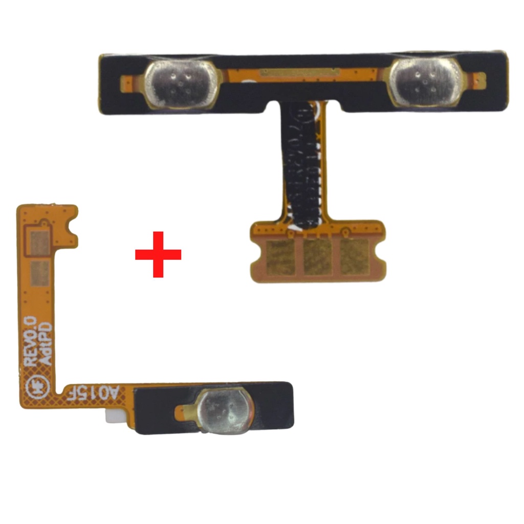 Kit Flex Flat Botão Power + Volume Interno Compatível Galaxy A01 (a015 ...