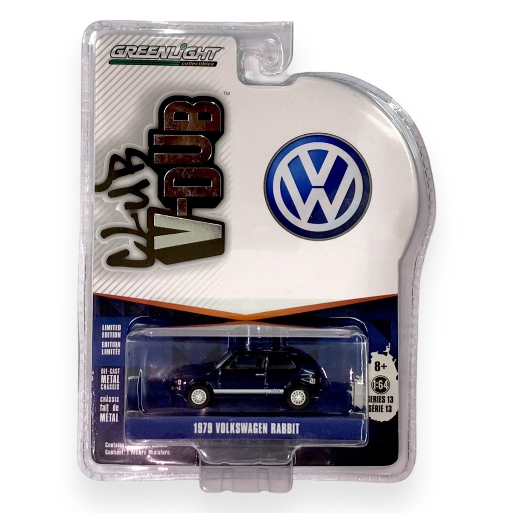 Miniatura Carro GreenLight 1979 Volkswagen Rabbit - CLUB V-DUB VW | Shopee Brasil