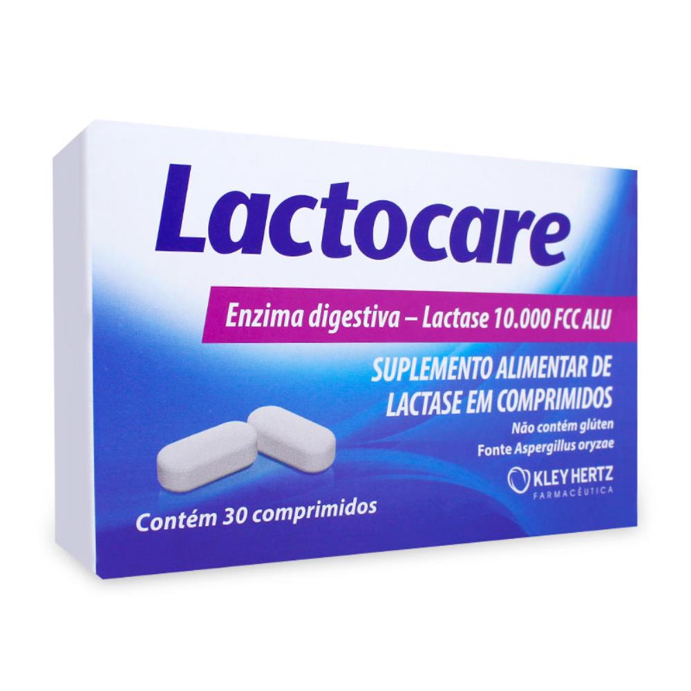 Lactocare Enzima Digestiva Lactase Tolerancia A Lactose 30 Comprimidos ...