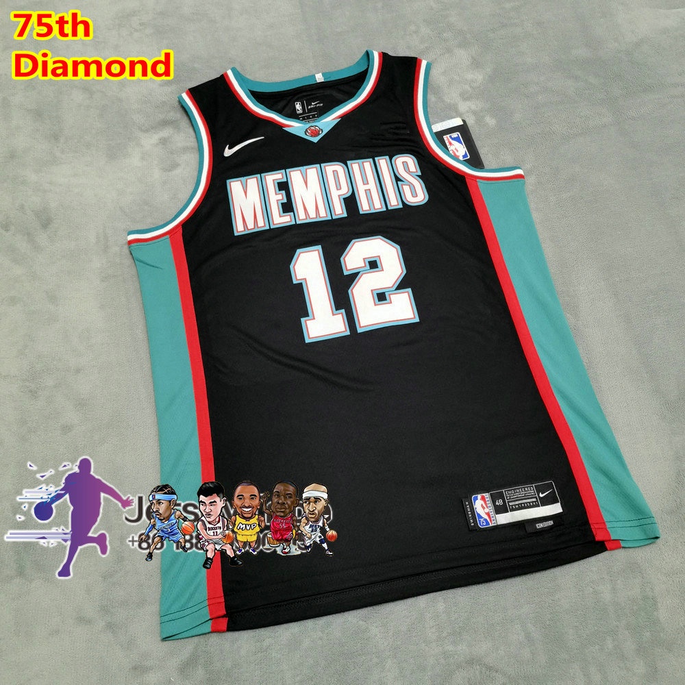 Movimento 2021-2022 Basquetebol Masculino NBA Memphis Grizzlies # 12 ...
