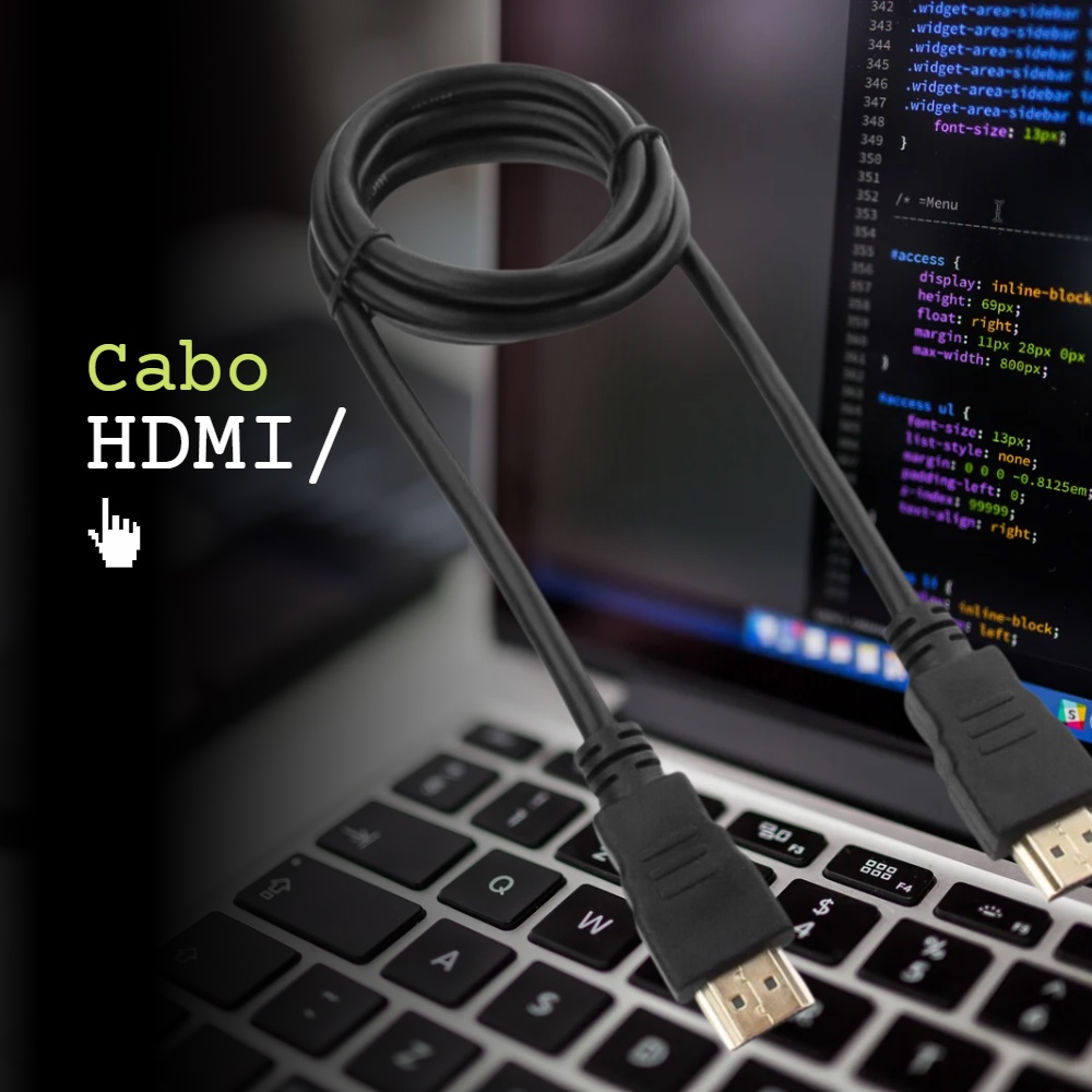 Cabo HDMI 5 Metros Alta Qualidade Ultra HD Console Computador Notebook ...