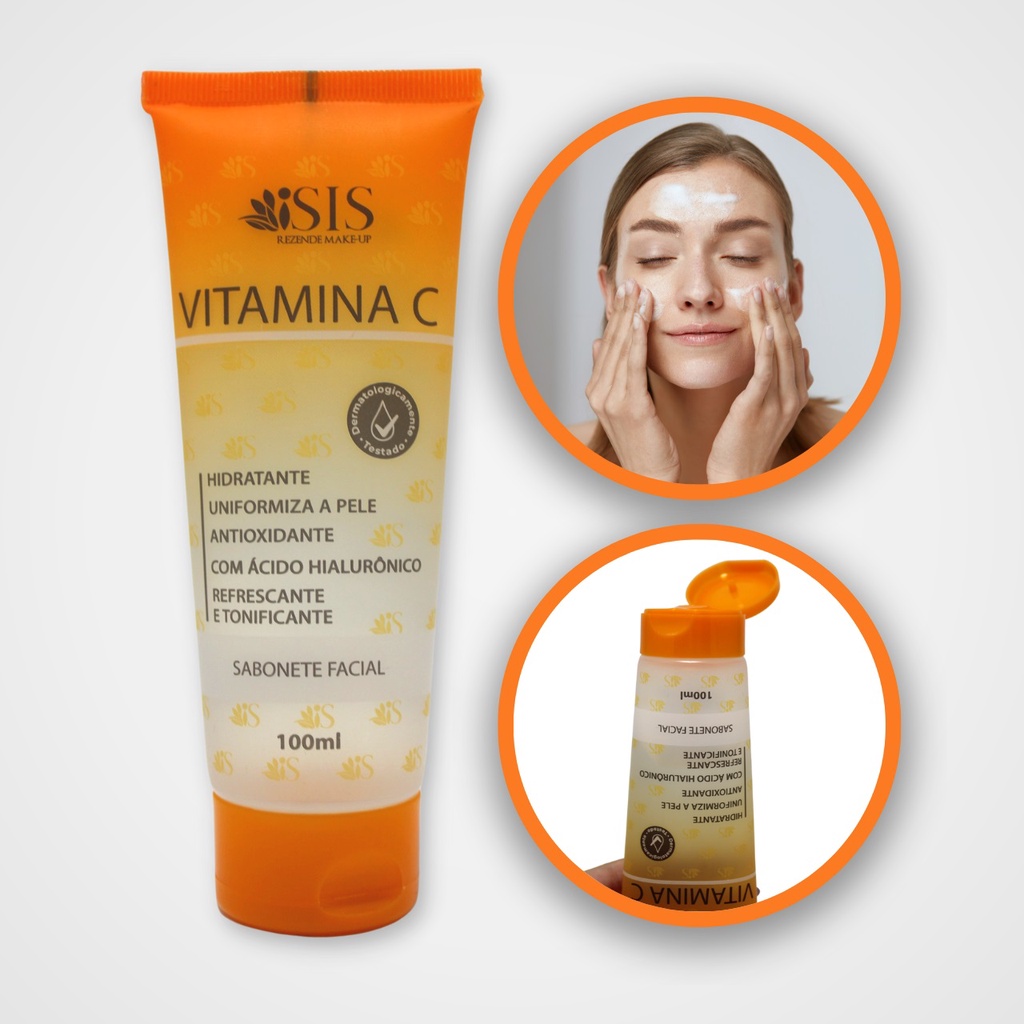 Sabonete Facial Vitamina C Isis Rezende | Shopee Brasil Sabonete Facial Vitamina C Isis Rezende | Shopee Brasil