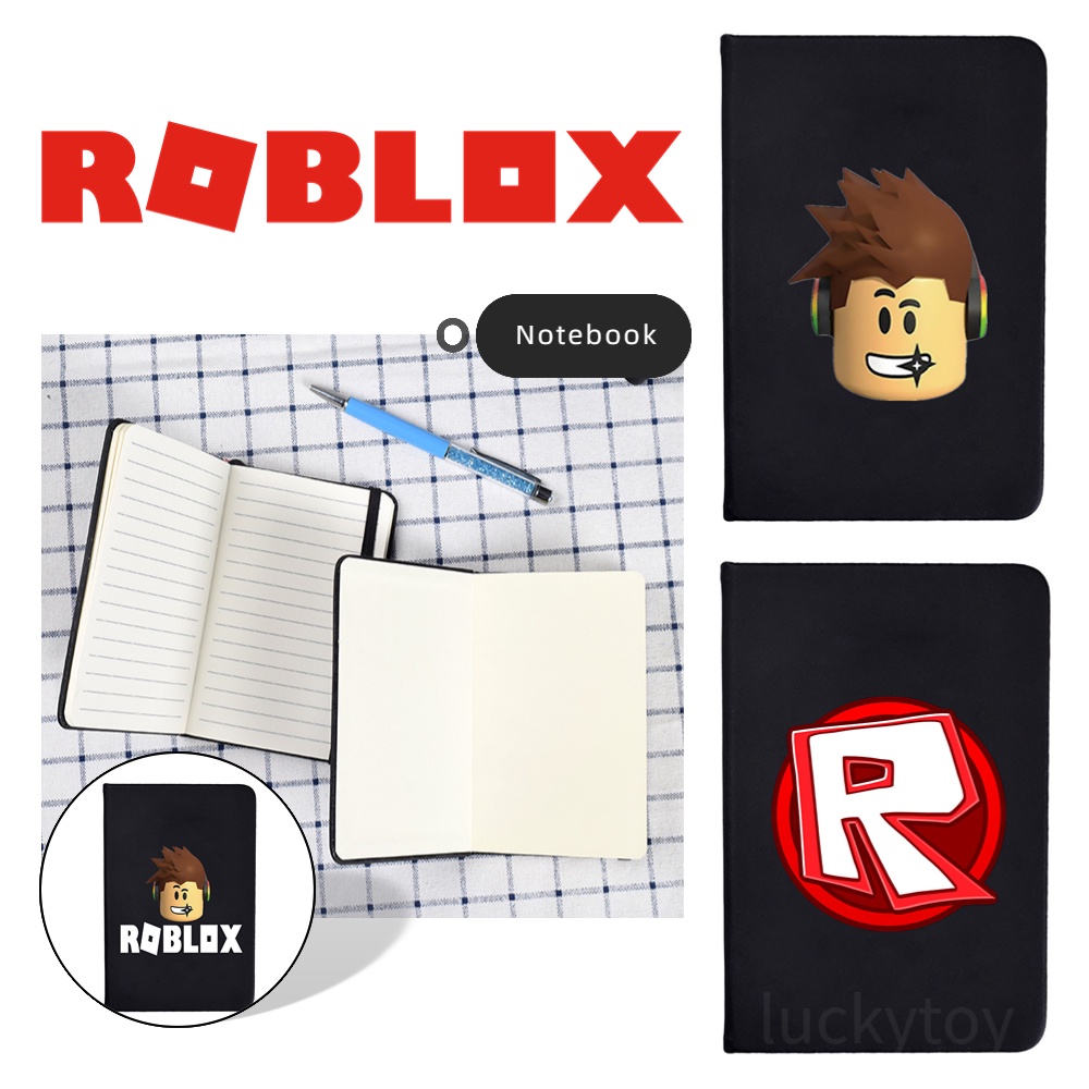ROBLOX Black Notebook Student Simple Fashion Alphabet Book Diário Do ...