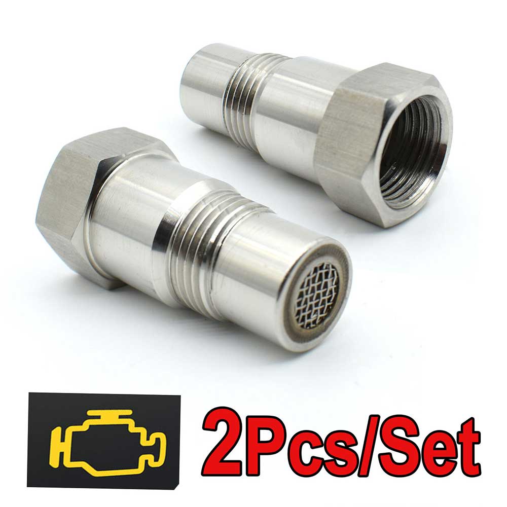 Oxygen O2 Sensor Spacer Adapter Plug Catalytic Converter Check Fix X2 ...