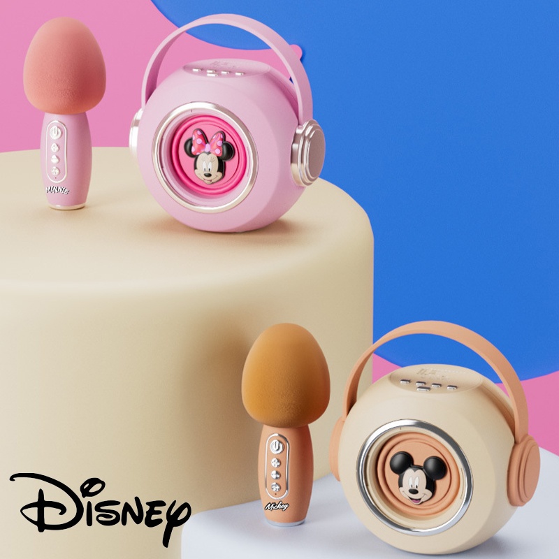 Two Mic 】 Disney E28 Mini Alto-Falante Sem Fio Bluetooth 5.3 Mickey ...