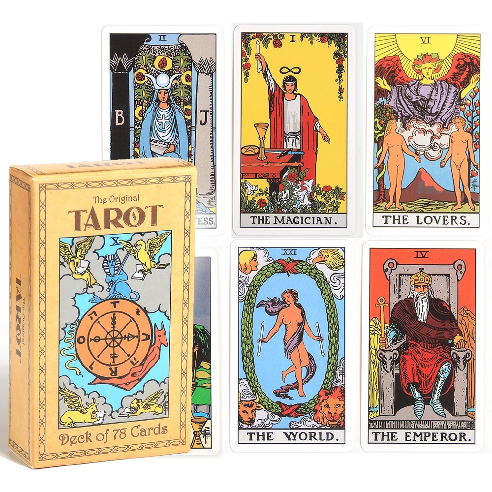 Original Tarot Cards Deck Classic Design Designed In 1910 By Pamela Colman Smith 78 Card Deck ...