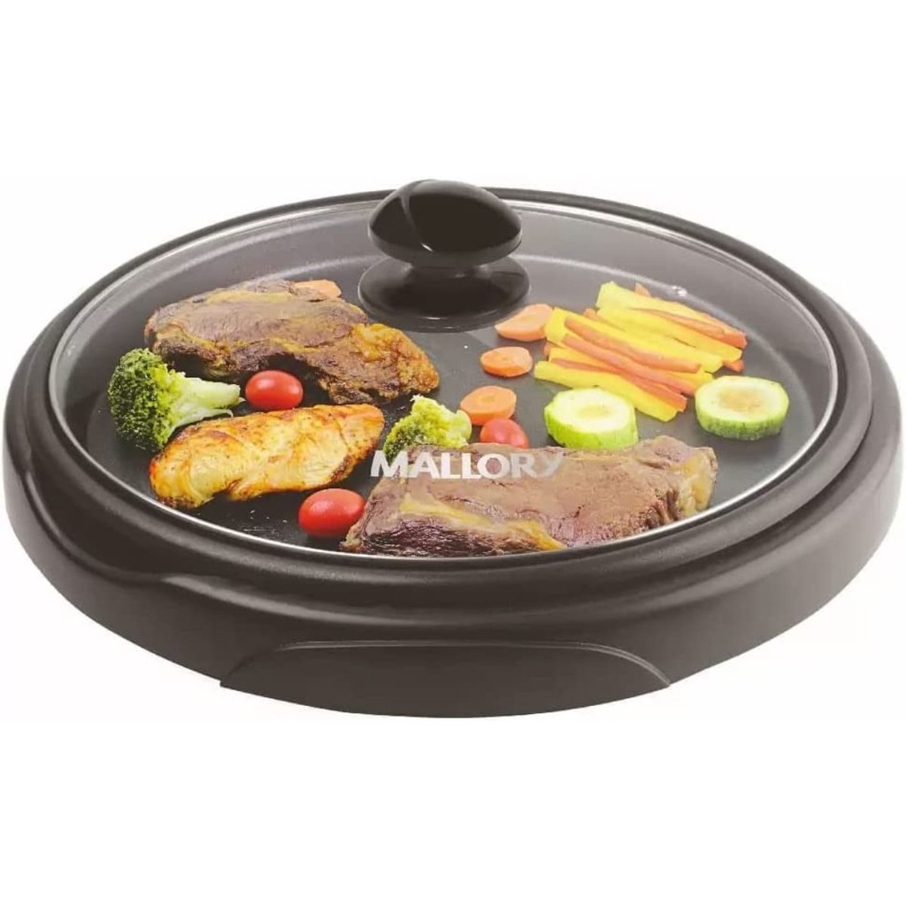 Panela Elétrica Grill Multifuncional Redonda Mallory Solaris Tampa de ...