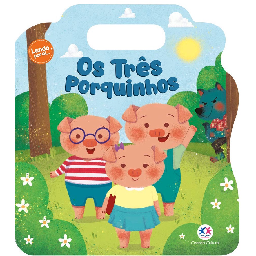 Livro Fabula Infantil -Os Três Porquinhos Capa Dura | Shopee Brasil