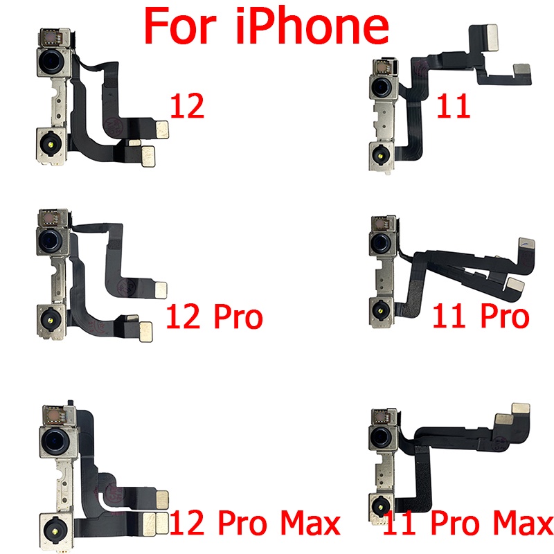 Nova Câmera Frontal Original Para iPhone 11 12 Pro 11Pro 12Pro Max Flex ...
