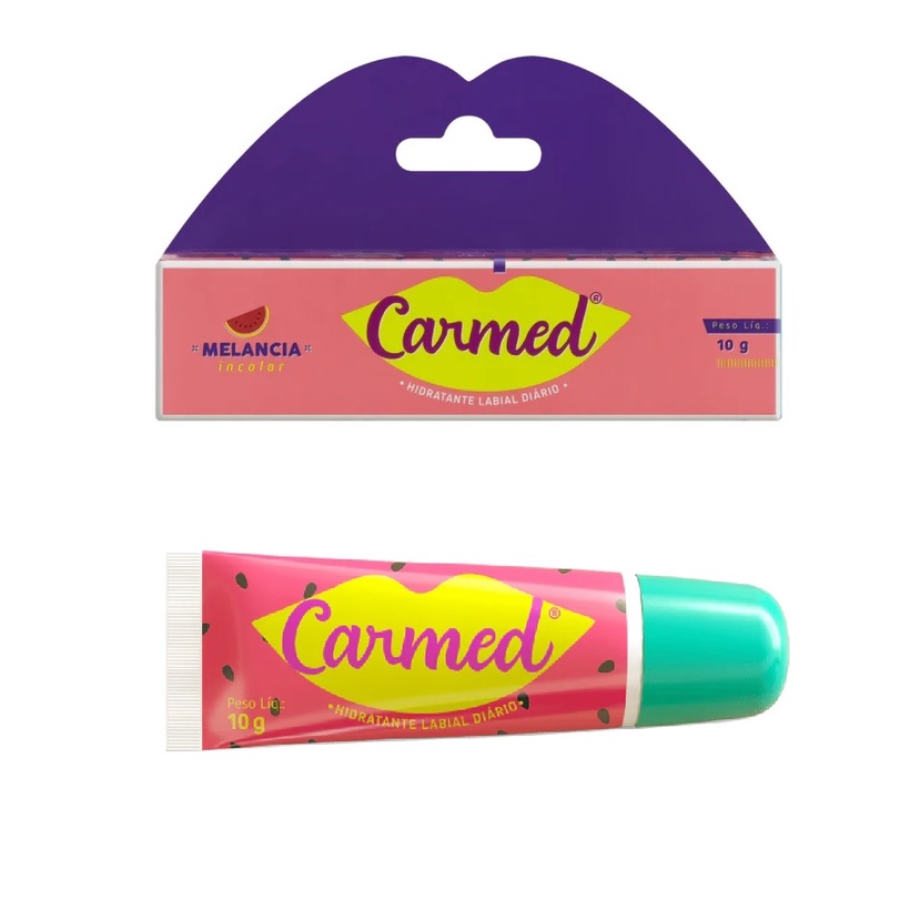 Carmed Hidratante Labial Sabor Melancia 10G - Cimed | Shopee Brasil