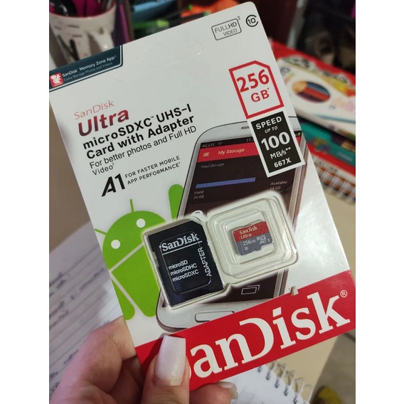 Cartão de Memoria 100% Original 4gb 64gb 128gb 256gb Sandisk Micro Sd Ultra Classe 10 100mbs ...