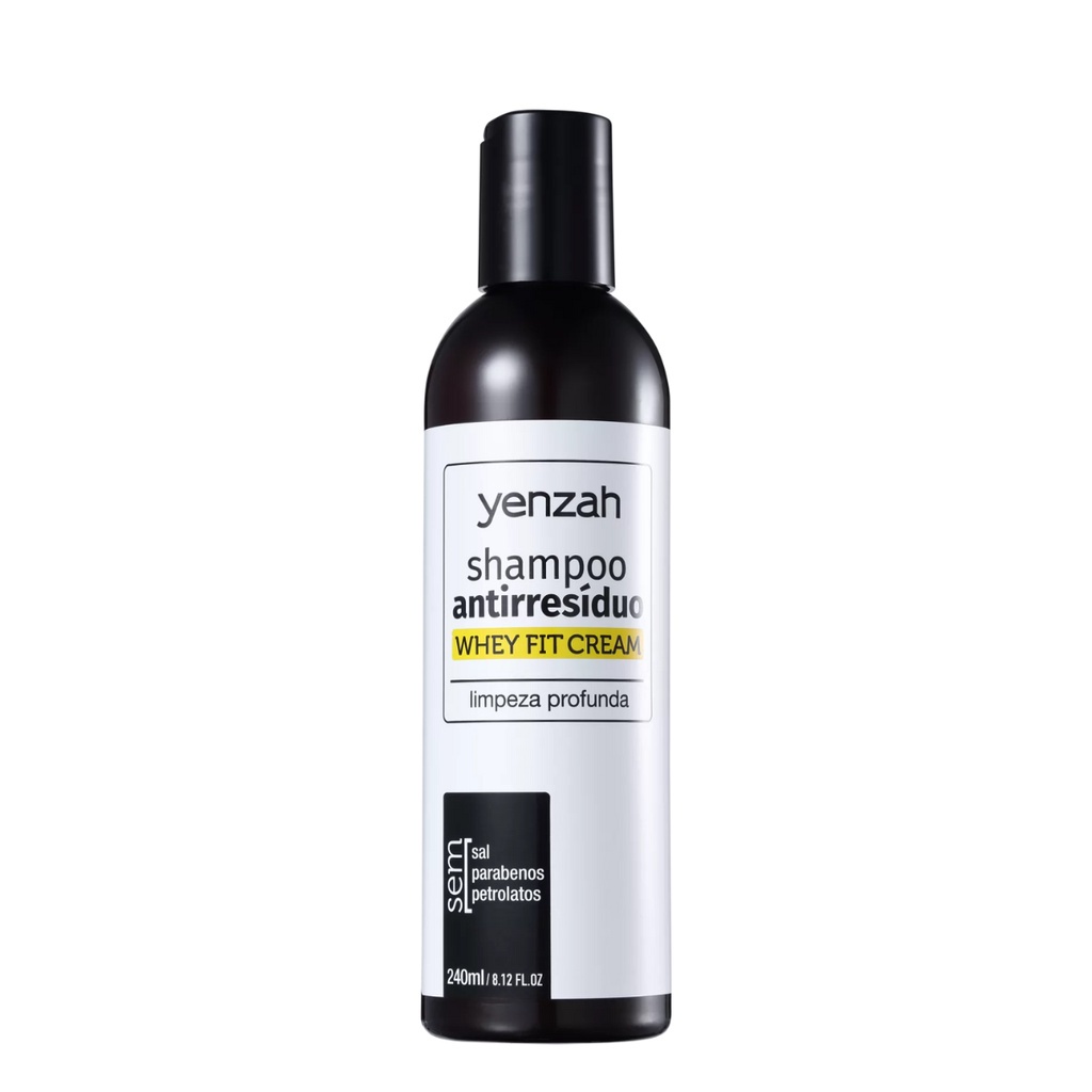 Shampoo Antirresíduo Whey Fit Cream Yenzah 240ml Limprza Profunda ...