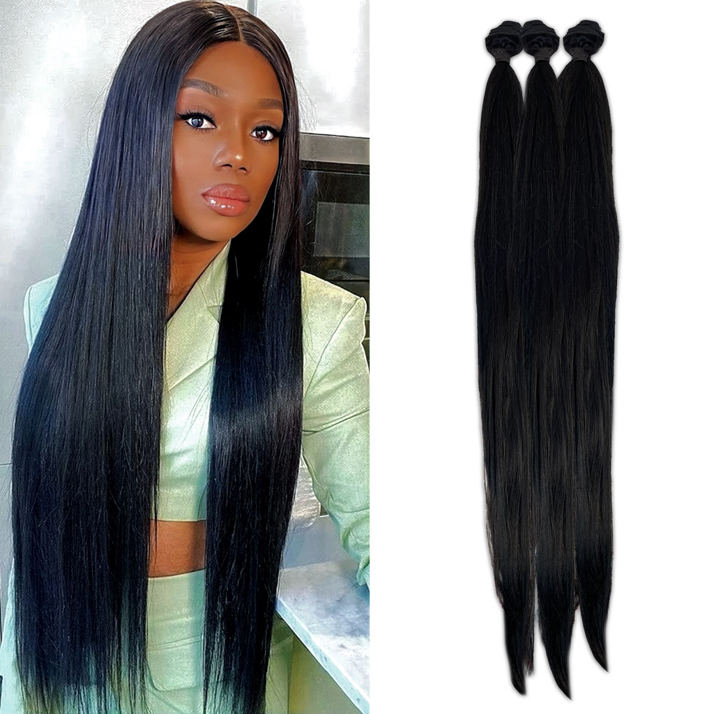 Tela Alba Cabelo Bio Vegetal Longo e Liso Sleek Fashion Idol | Shopee ...