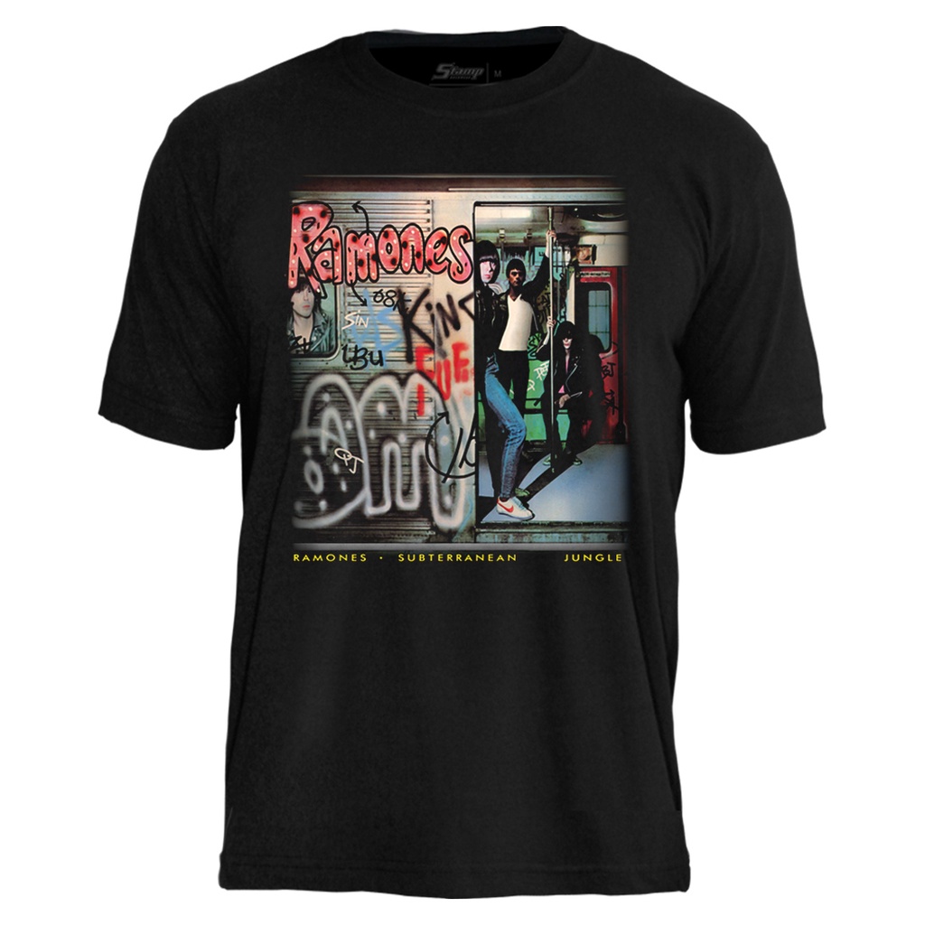 Camiseta Ramones Stamp Rockwear - Subterranean Jungle | Shopee Brasil