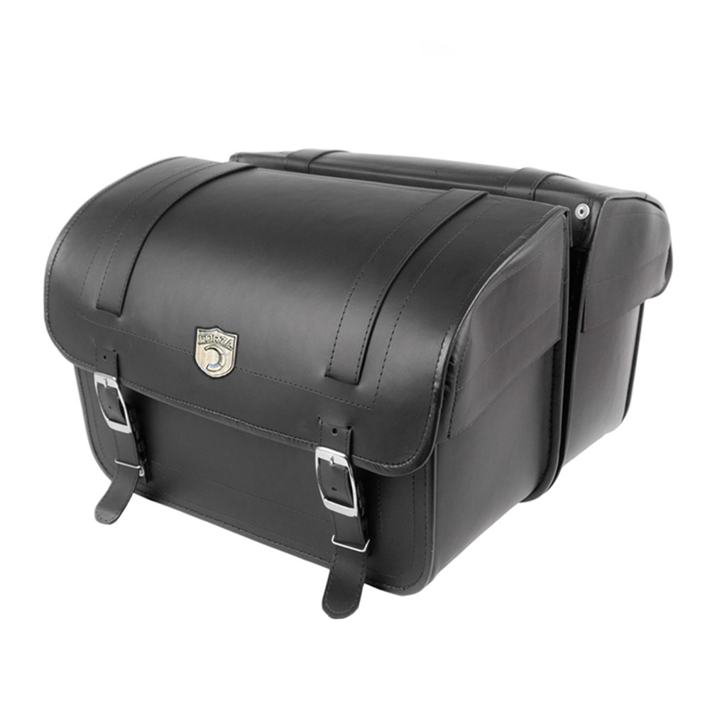 Alforge Bolsa Lateral Mala Bauleto Para Moto Custom 50 litros Tondin ...