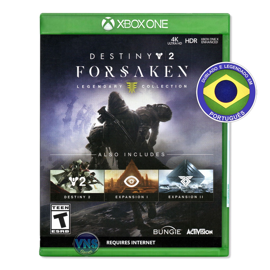 Destiny 2 Forsaken - Legendary Collection - Xbox One - Mídia Física ...
