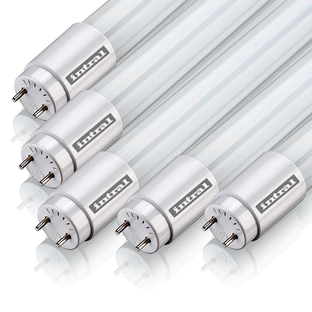 Kit 10 Lâmpada Tubular Tubo Led T8 9W 4000K Bivolt Branco Neutro Intral ...