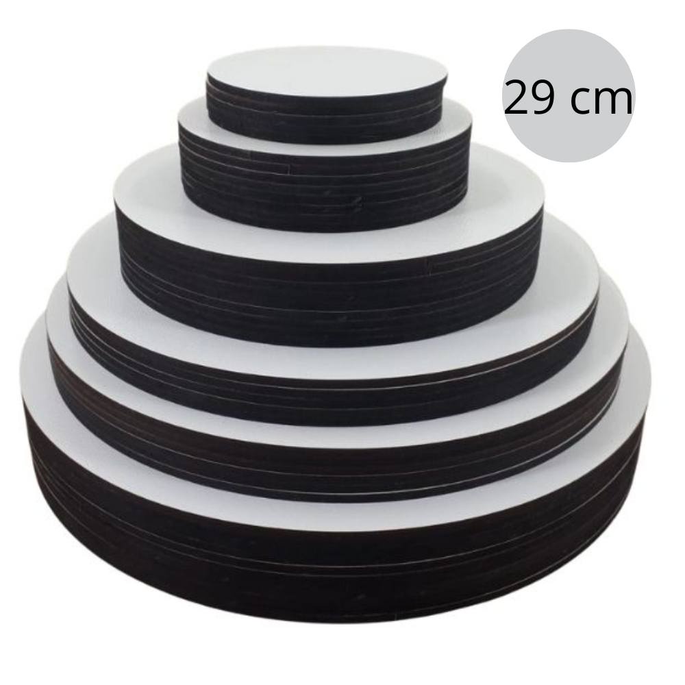 Cake Board Para Bolo 29cm em MDF 3mm Branco de Alta Qualidade kit 10 Unidades | Shopee Brasil