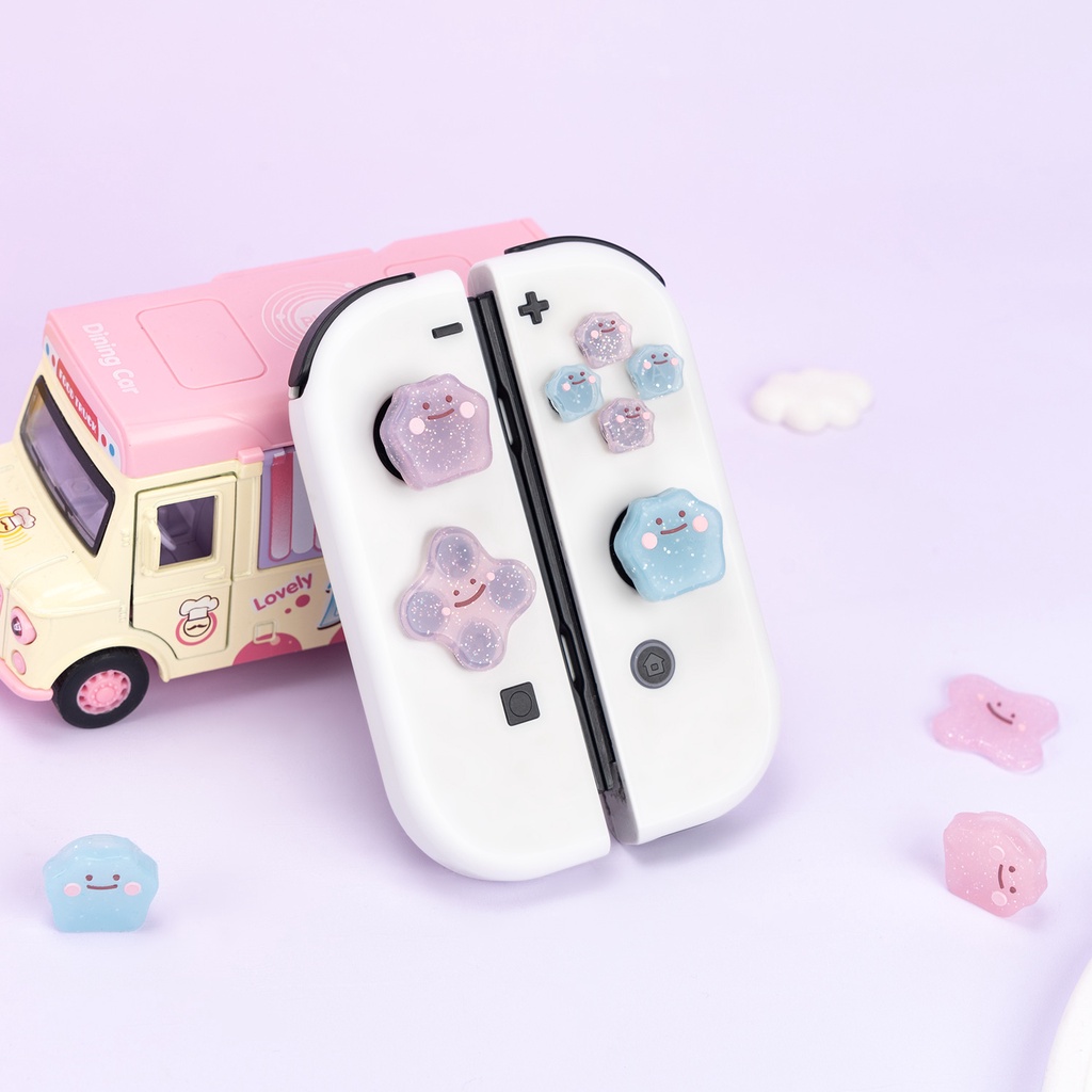 Ditto Tema Thumb Girp Caps E De Botão Cruz Para Nintendo Switch OLED ...