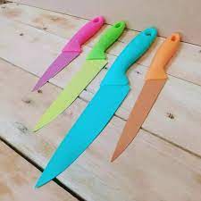 Jogo de Facas Coloridas Cozinha kit com 4 facas | Shopee Brasil
