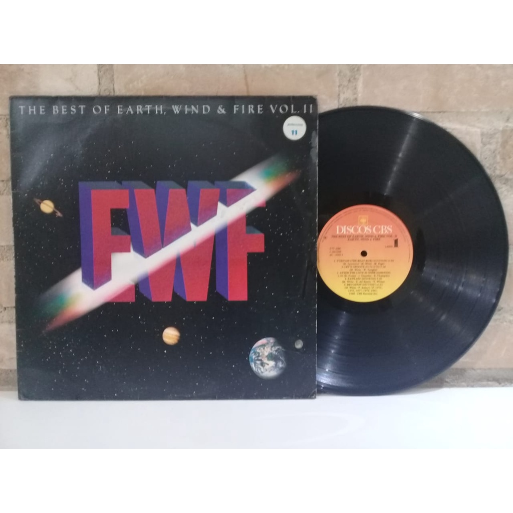 Vinil Lp Earth Wind & Fire The Best Of Earth Wind & Fire II | Shopee Brasil