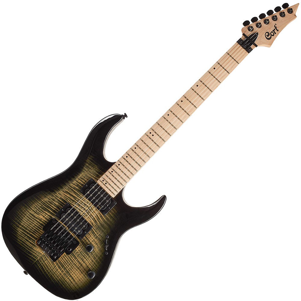 Guitarra Cort X300 Grb Floyd Rose / Pickup Emg Ativo Grey Burst ...