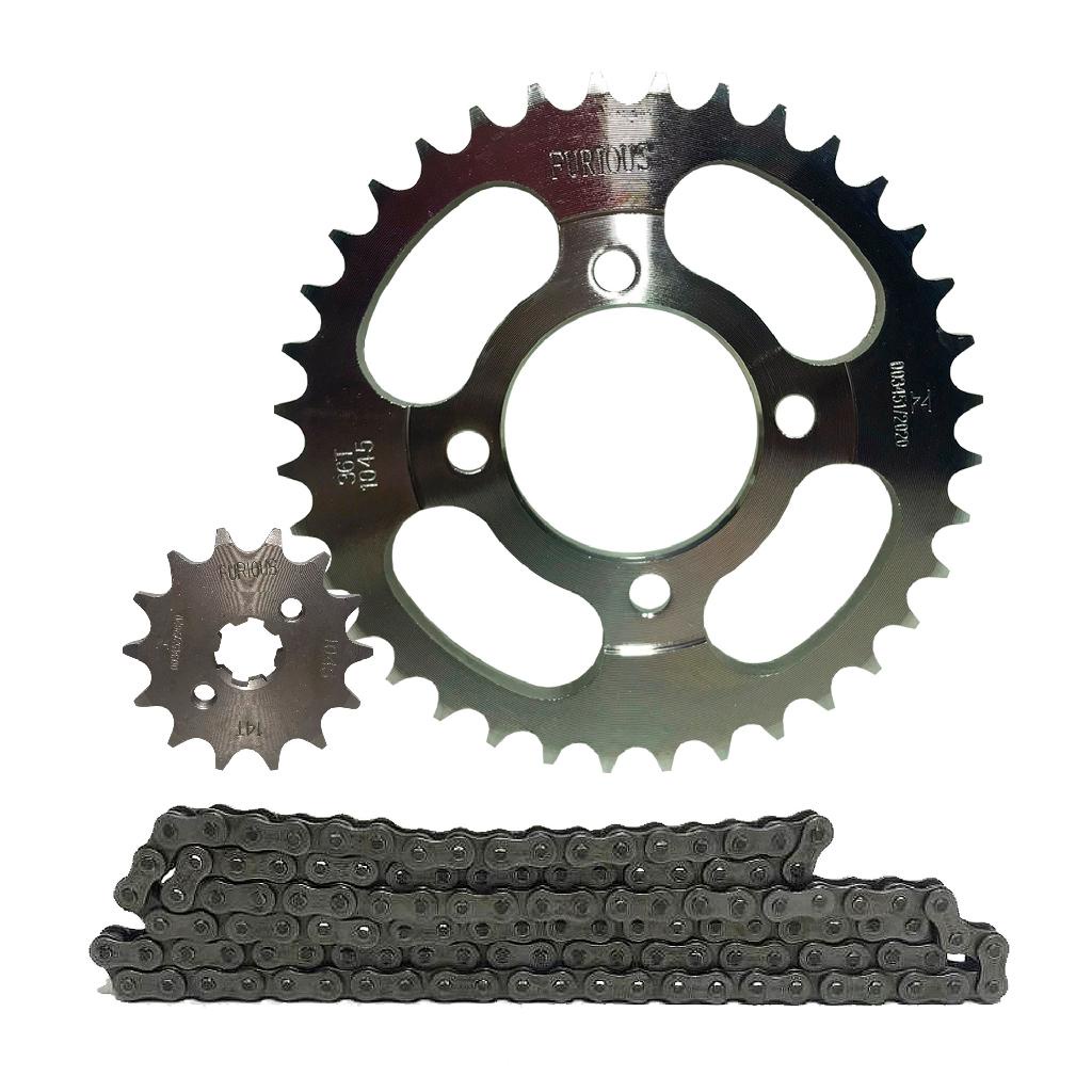 Kit Relação Transmissão Sundown Web 100 2002 Até 2014 Modelo Original ...