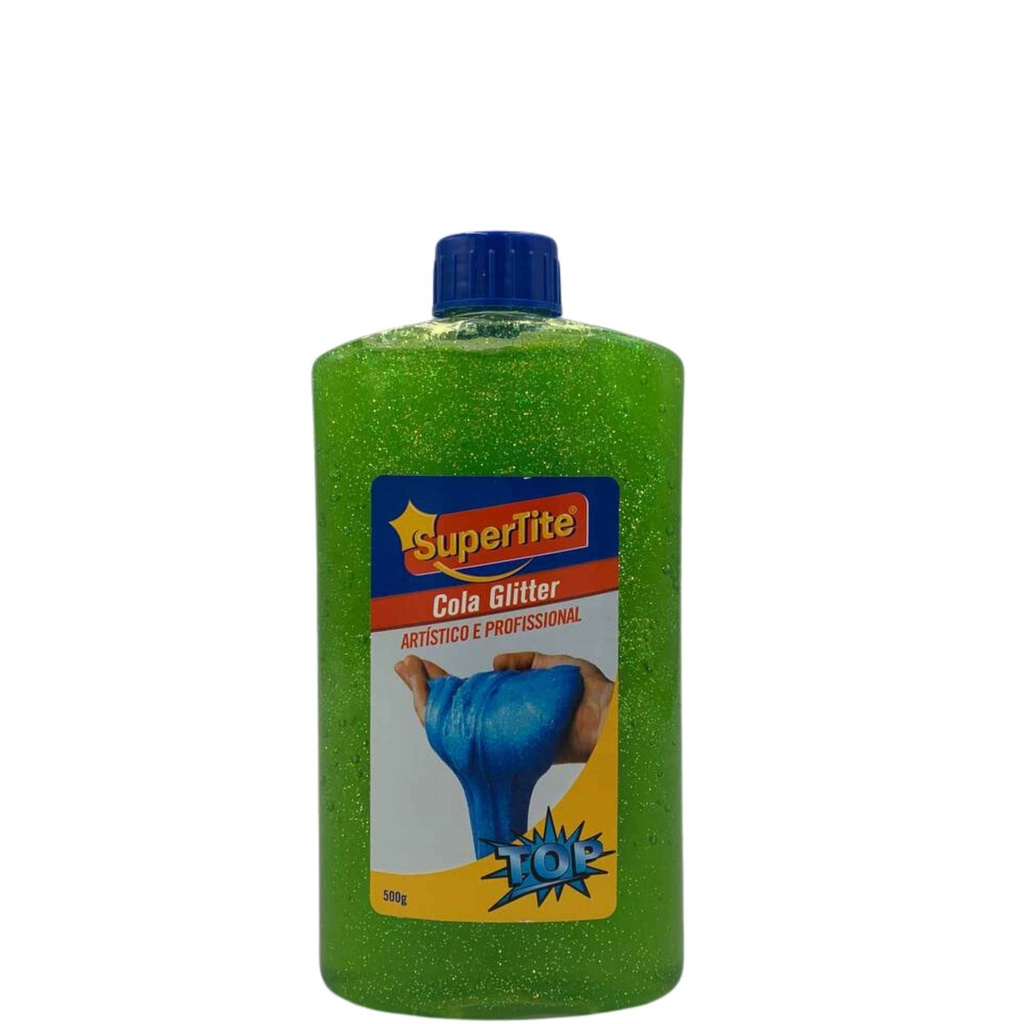 Cola SuperTite para preparo de Slime 500g Verde | Shopee Brasil