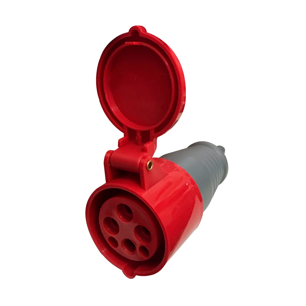 Acoplamento Industrial Acs 4256 32a 3p+t 380\440Vca IP44 6h Soprano ...