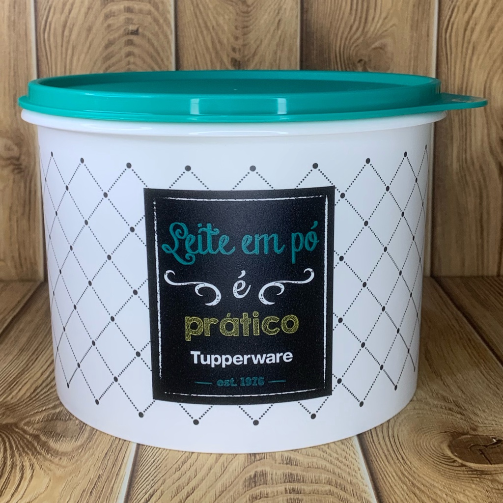 Pote Tupperware Leite em Pó Bistrô 2,4 Litros Original Novo Caixa Ótima ...