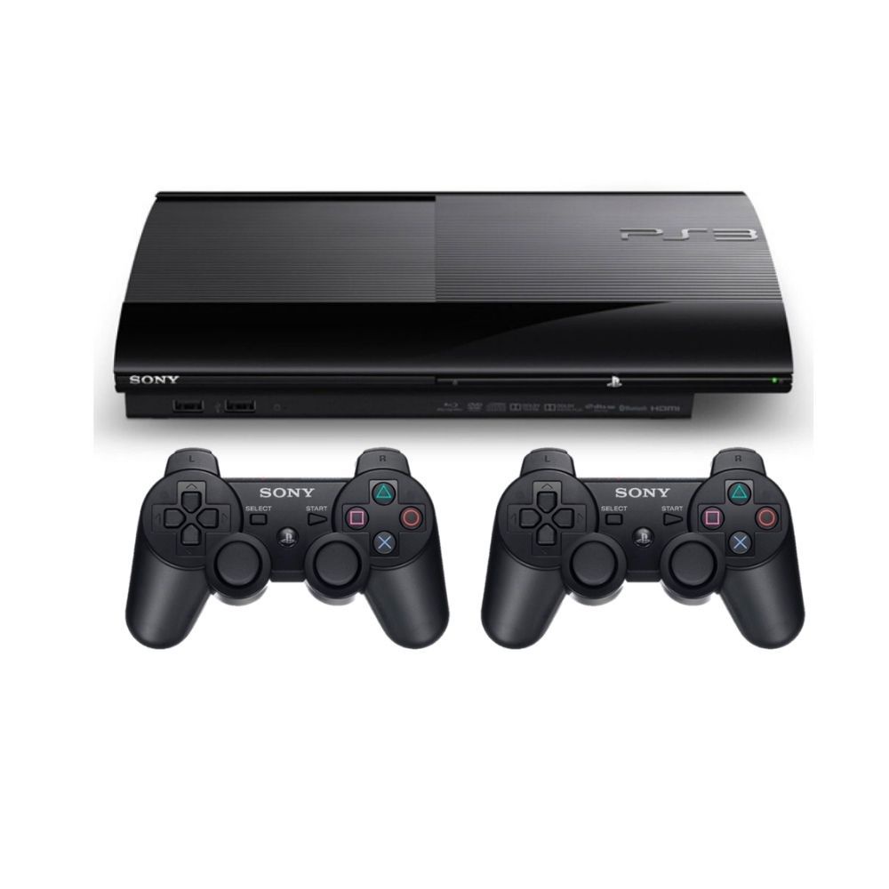 Playstation 3 Super Slim 320GB 2 Controle Seminovo | Shopee Brasil